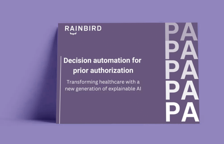 Decision automation for Prior Authorization | Rainbird
